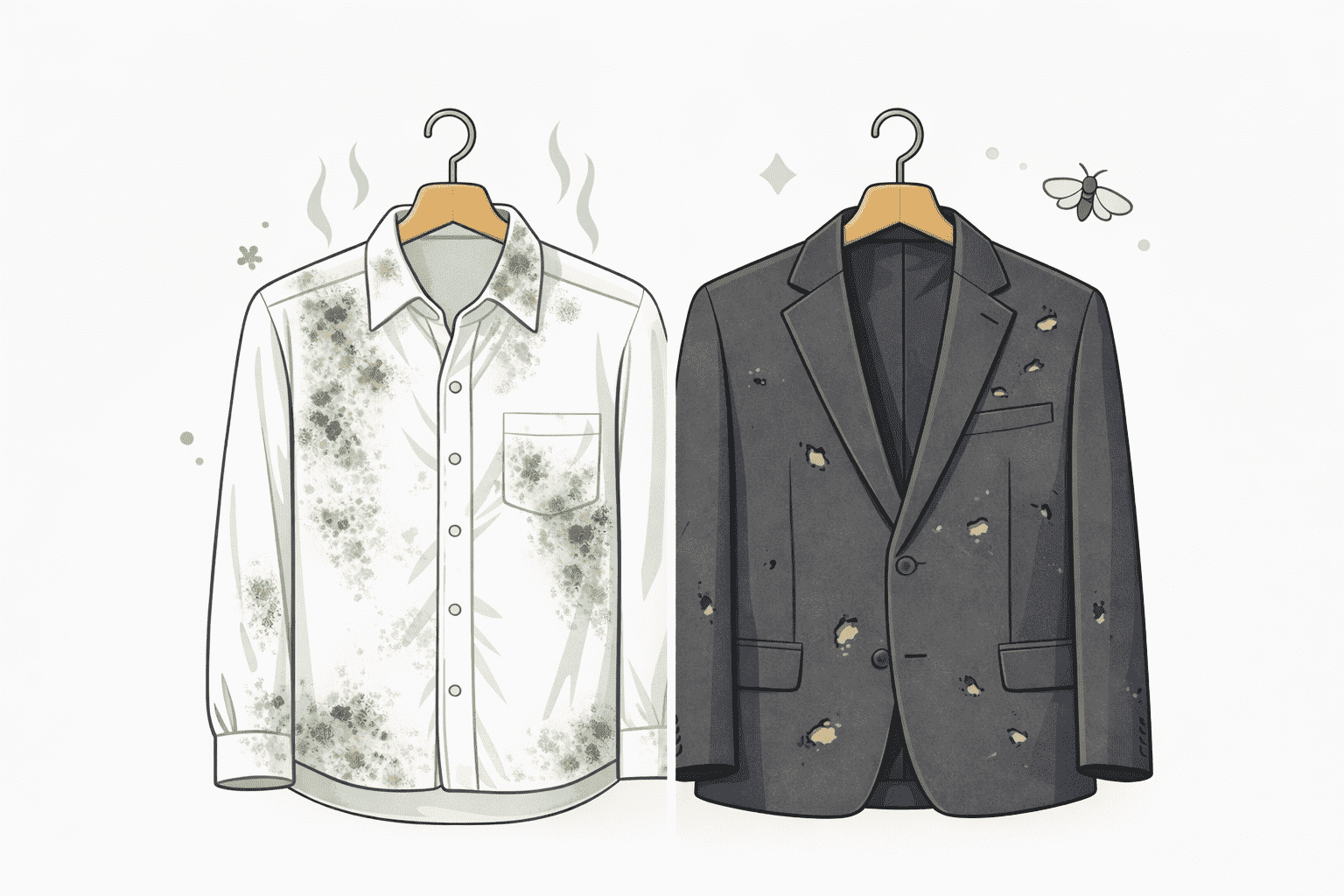 服の保管方法｜衣替えなどの長期保管時に気をつけること